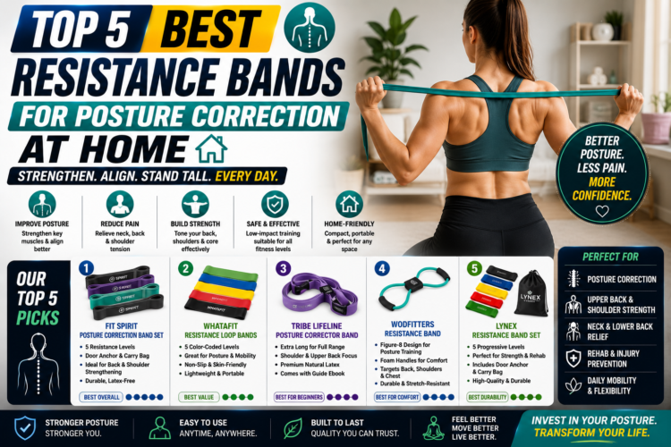 Top 5 Best Resistance Bands for Posture Correction at Home 2026